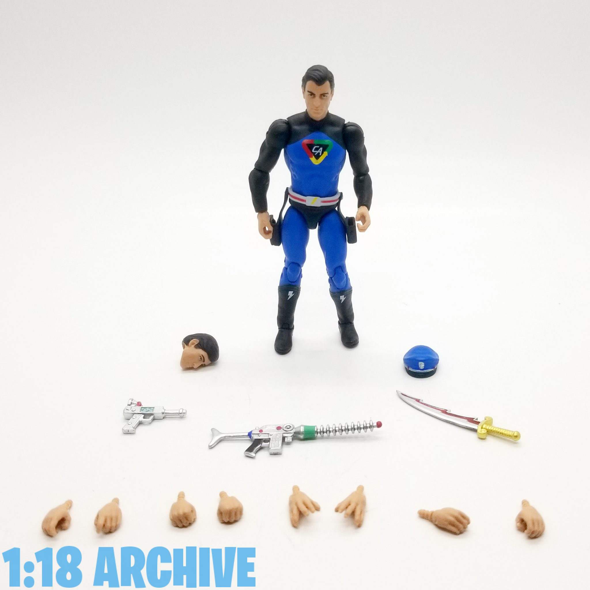 Captain Action : Comic Adventure Heroes by Zica Toys – 1:18 Action ...
